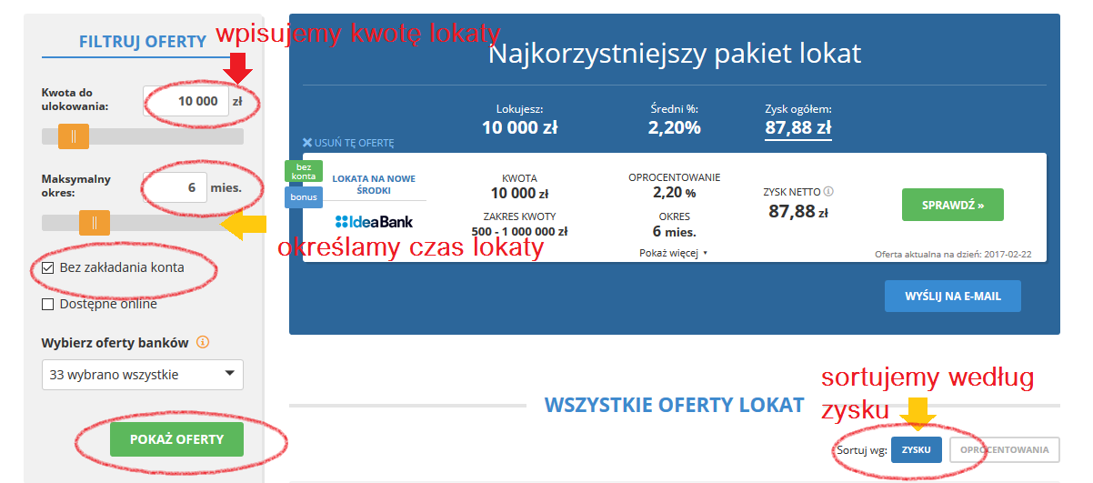 Jak obliczyć zysk z lokaty?