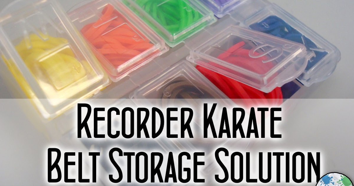 Teacher Tuesday: recorder karate part 2- belt storage | Organized Chaos