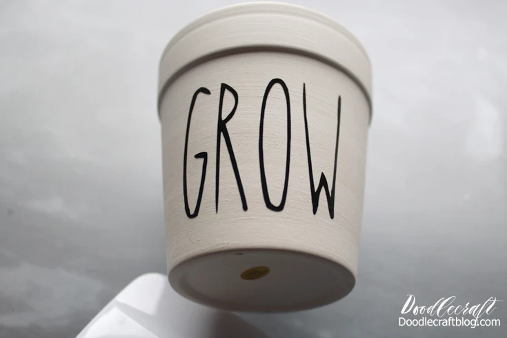 Rae Dunn Inspired Terracotta Succulent Planter DIY