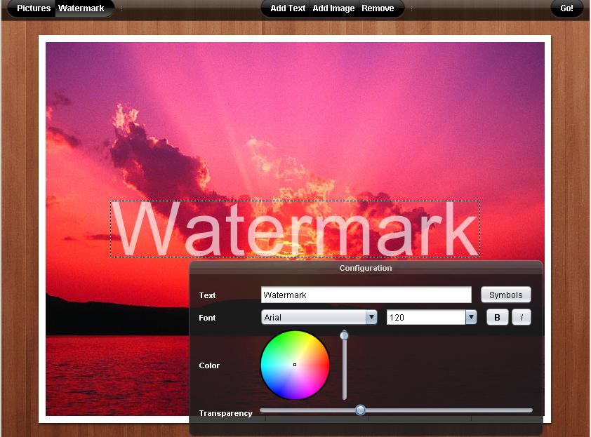 Buat Watermark dengan Free Watermark Software