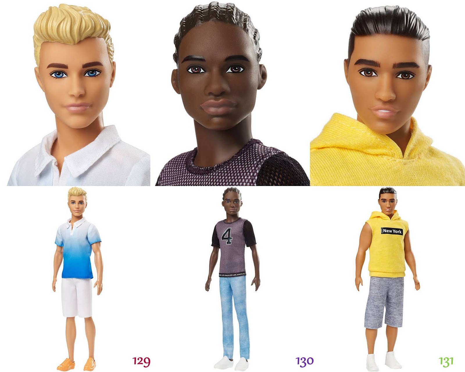 ...que bonito Yohanita!: Barbie Fashionistas 2019: wave 2. Doll #123 y #126