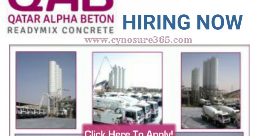 QATAR ALPHA BETON READY MIX JOB VACANCIES - CYNOSURE365