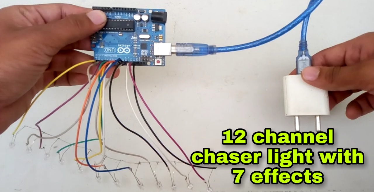 12 channel chaser light