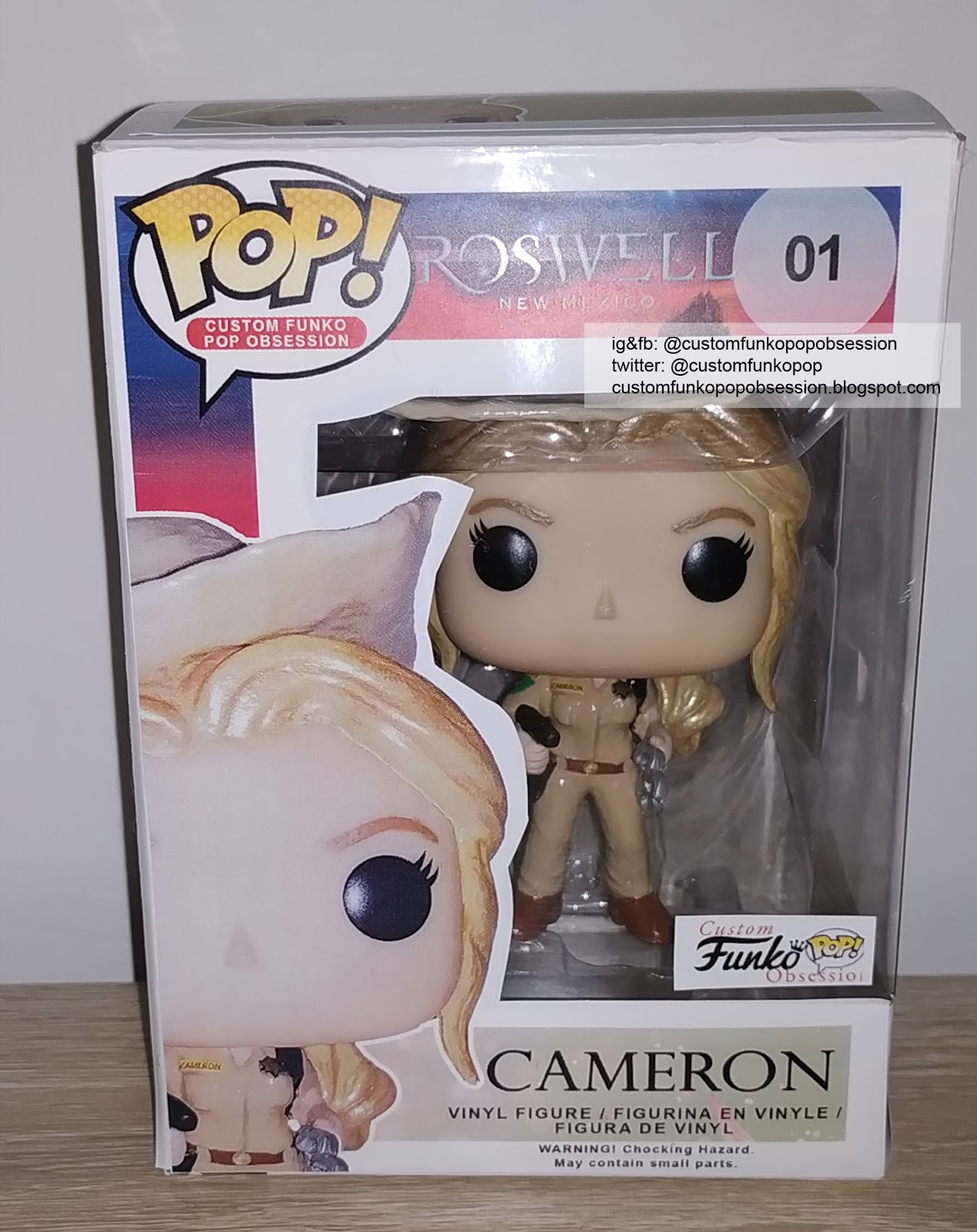 Roswell, New Maxico Custom Funko Pop Of Cameron