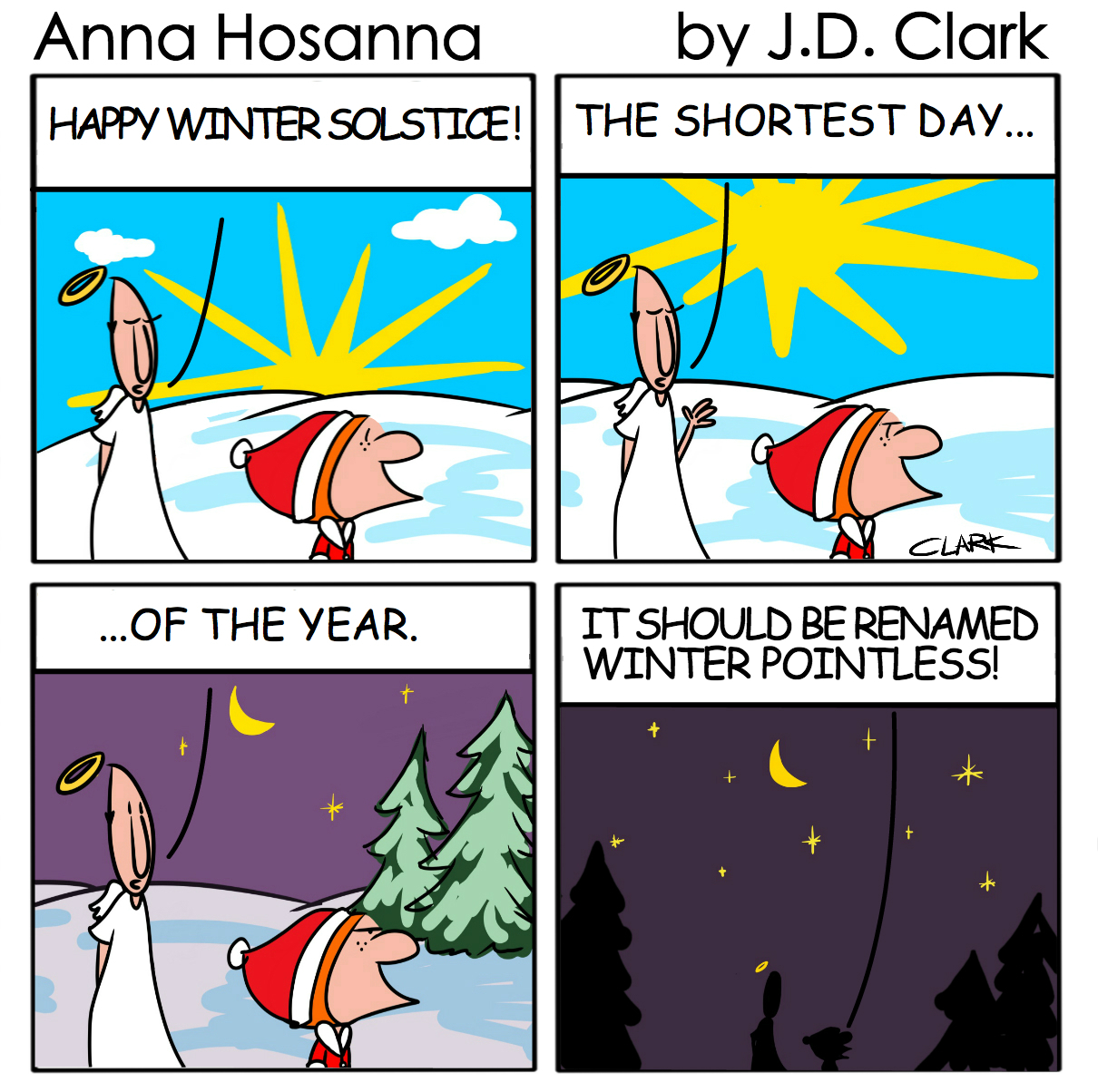 Anna Hosanna Cartoons: Winter Solstice