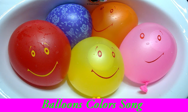 Finger Family Kids Studio: 5 Mega Wet Balloons for Learning Colors ...