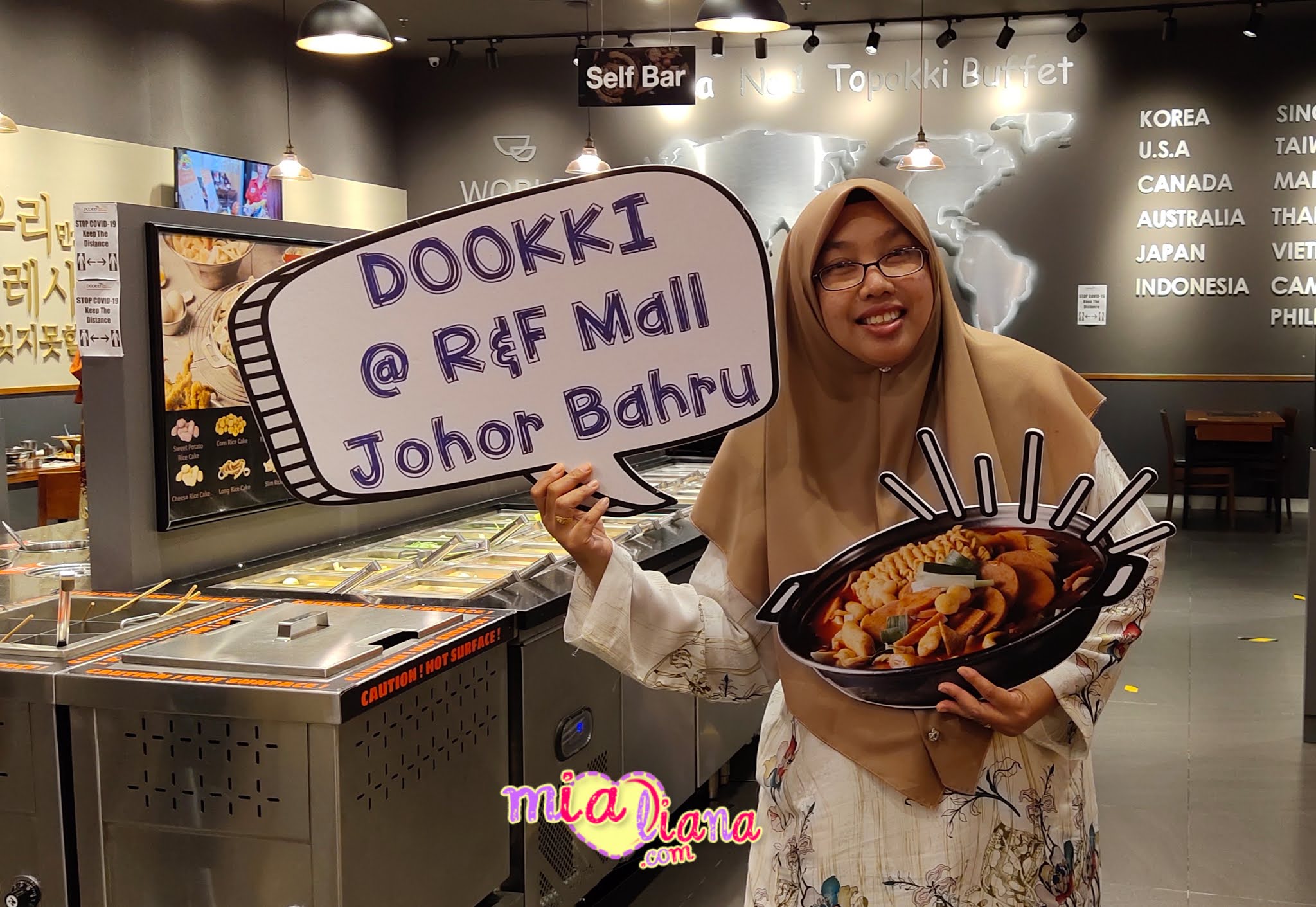 Review Dookki Korean Topokki Buffet | 2 Hidangan Dalam 90 Minit
