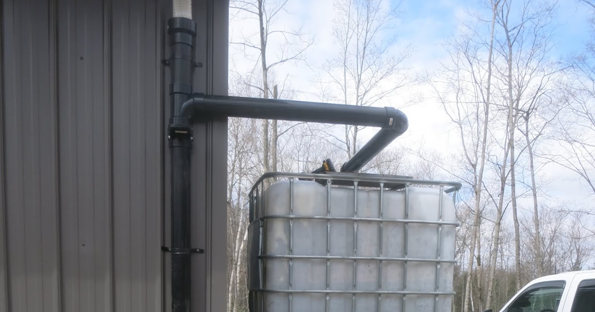 Living Off Grid - 45.05 N, 77.85 W: WATER TANK READY