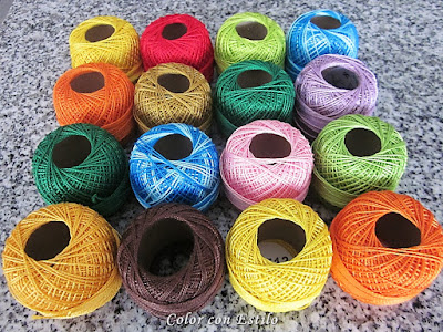 Hilos de colores