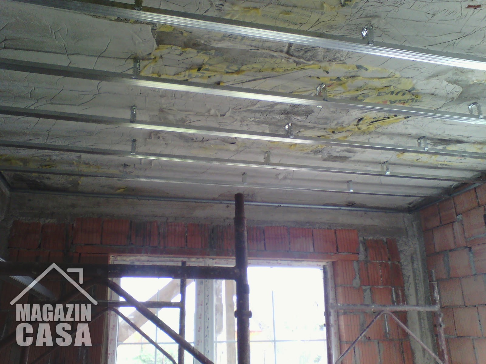 Arhiconstruct: Tavan rigips pe structura metalica