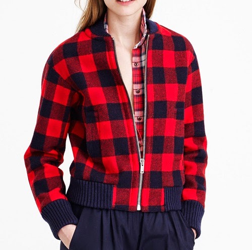 Style-Delights: 10 Red Buffalo Check And Tartan Plaid Coats Perfect For ...