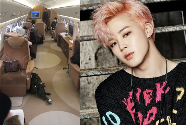 BTS celebrates Jimin's Birthday while aboard a Luxurious Private Plane ...