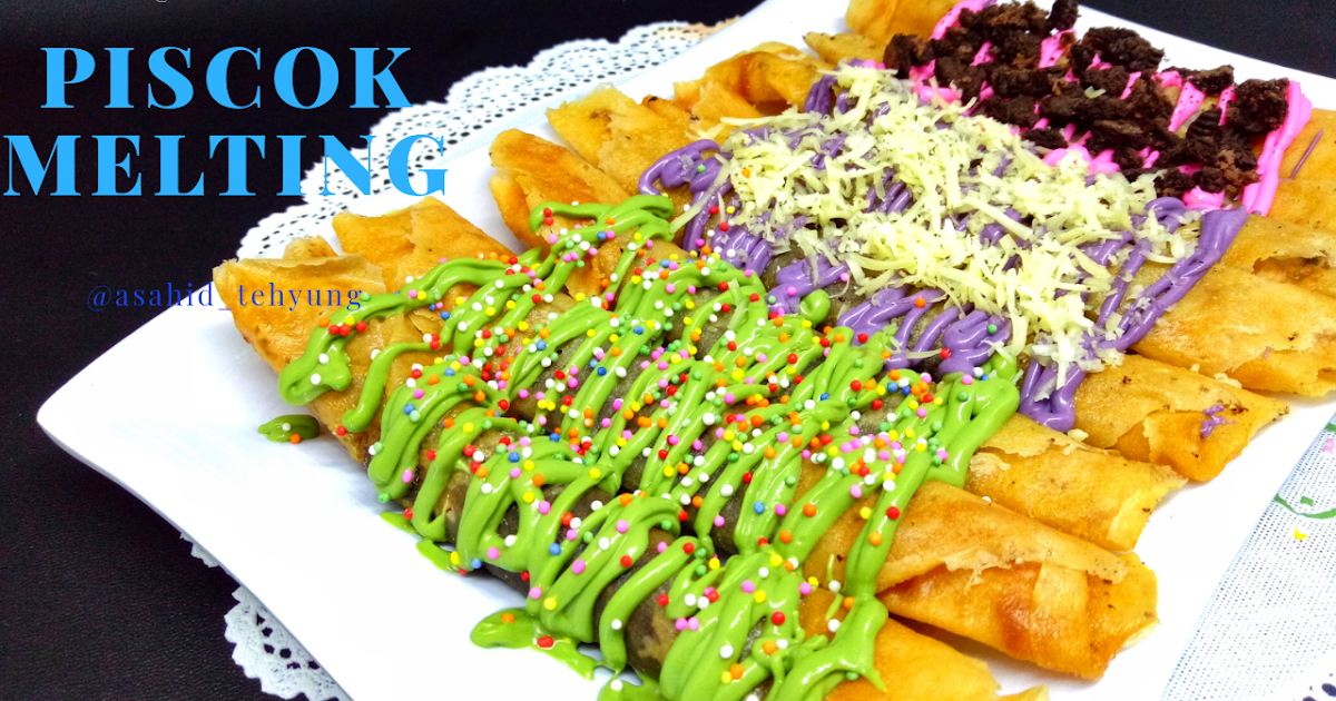 Resep Piscok Melting | Pisang Coklat Meler dengan Toping Glaze ~ Resep dan Review Asahid TehYung