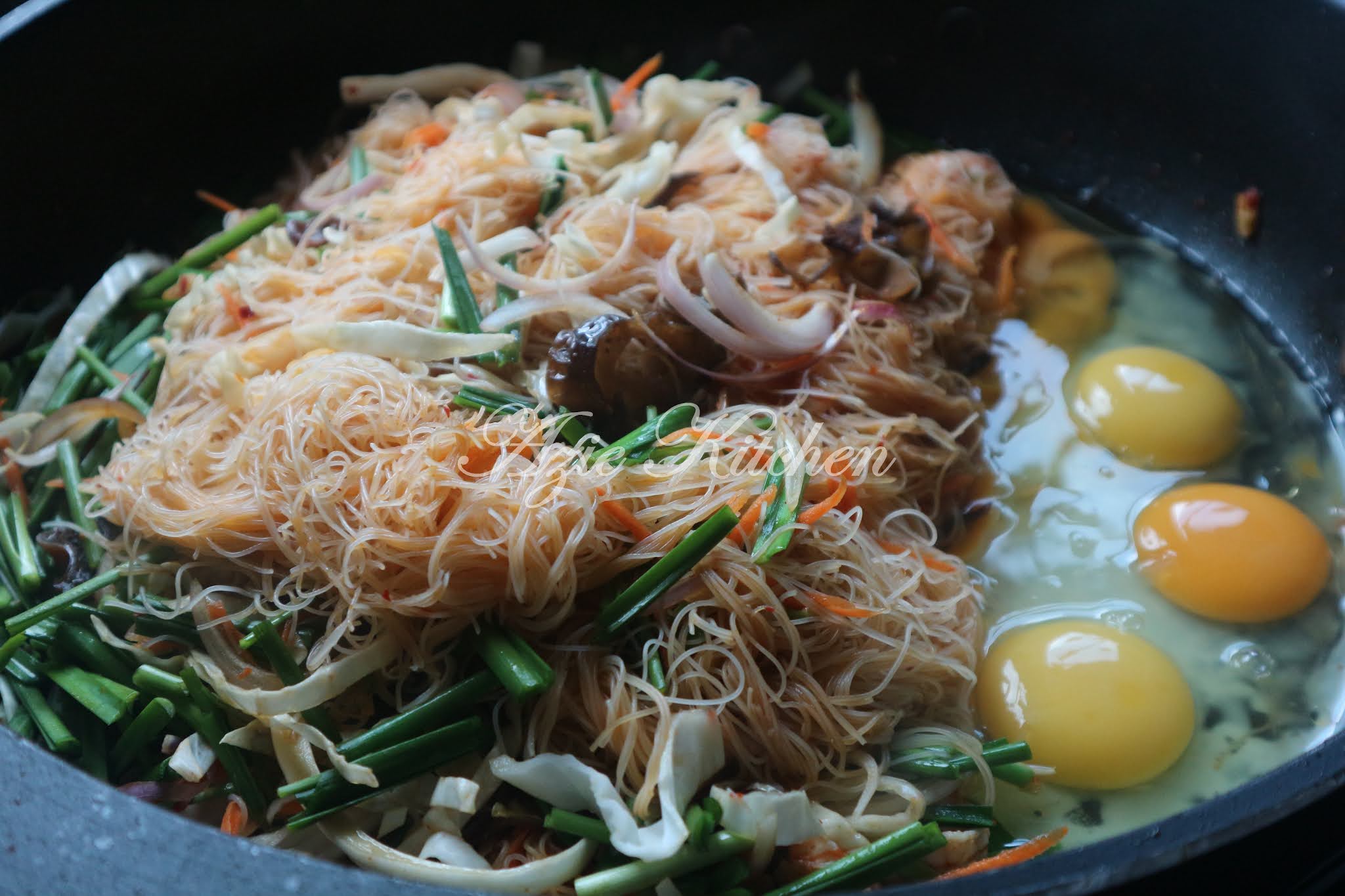 Singapore Mee Hoon Yang Sedap - Azie Kitchen