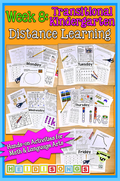 TK Distance Learning Packets - Fall Week 7 & Week 8! NO PREP PRINTABLES!