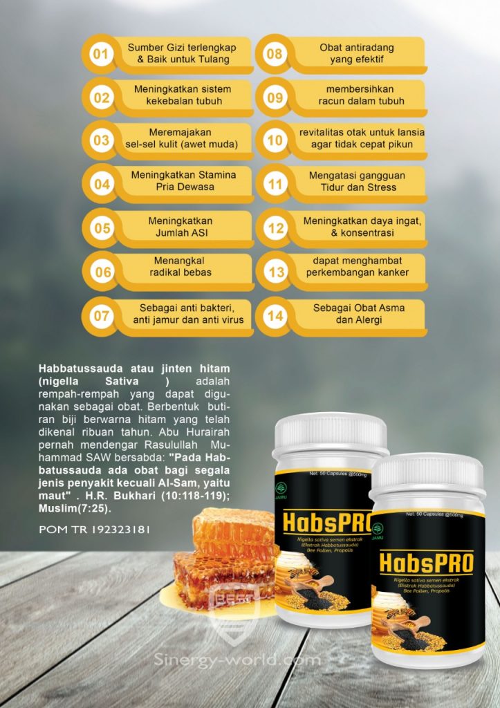 Habspro Propolis - BILQIS STORE PUSAT HERBAL TERBAIK 0852-6313-2825