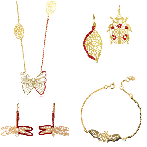 My Owl Barn: Silk Thread Jewelry Collection by Les Nereides