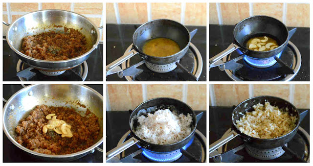 Upala: Red Aval Puttu/Red Poha Jaggery sweet/Avalakki Sweet