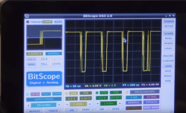Oscilloscope BitScope avec Raspberry-Pi et TFT officiel - MCHobby - Le Blog