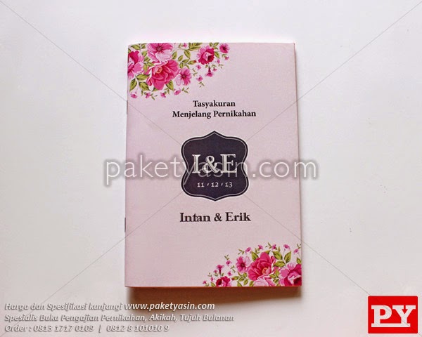 BPSC-03 Buku Tasyakuran Menjelang Pernikahan (Soft Cover) | Buku ...