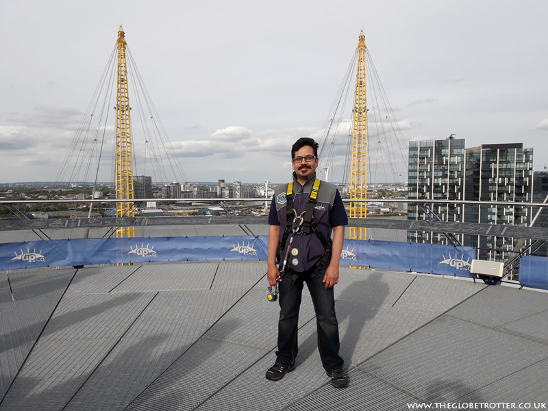Up at The O2 - Climbing The O2 in London - The Globe Trotter