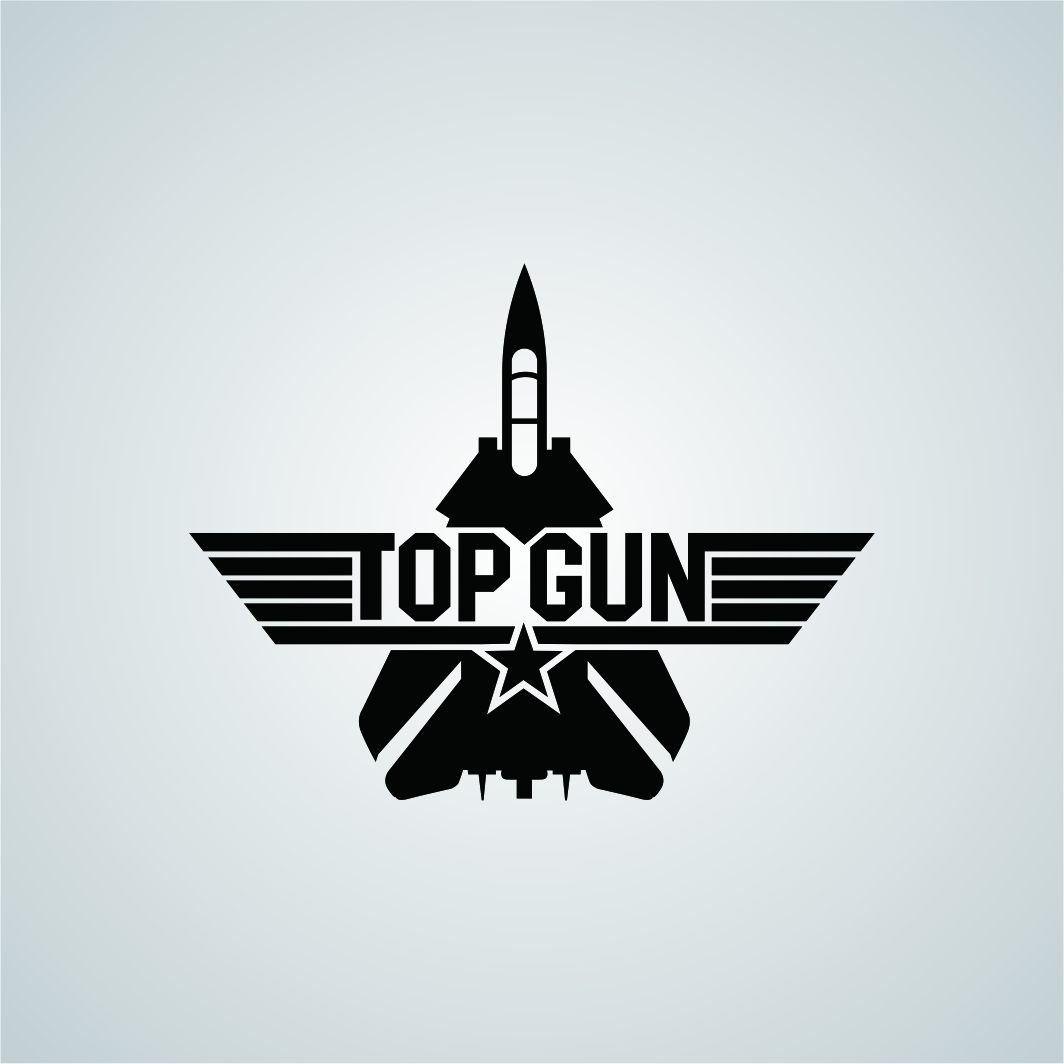 Top Gun Logo SVG Free Download | Freebiess