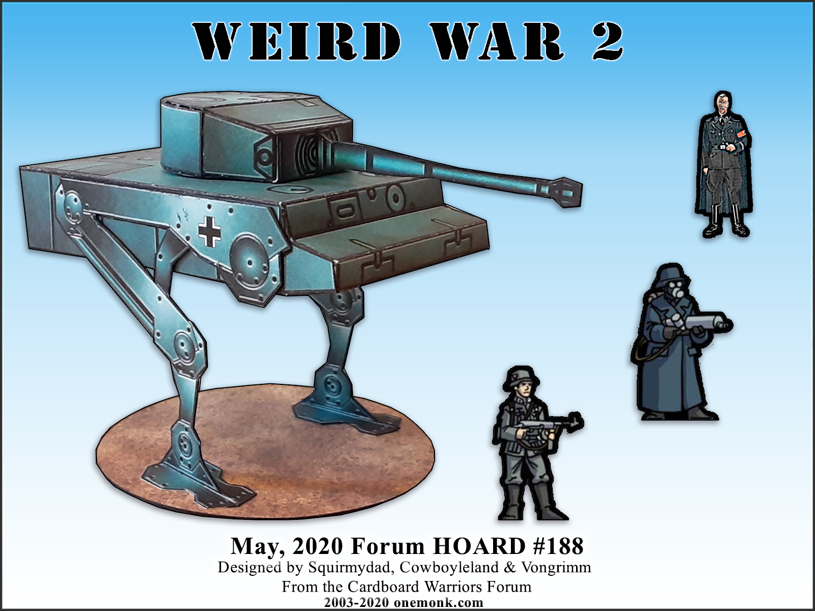 One Monk Miniatures: Forum Horde #188 - Weird war 2