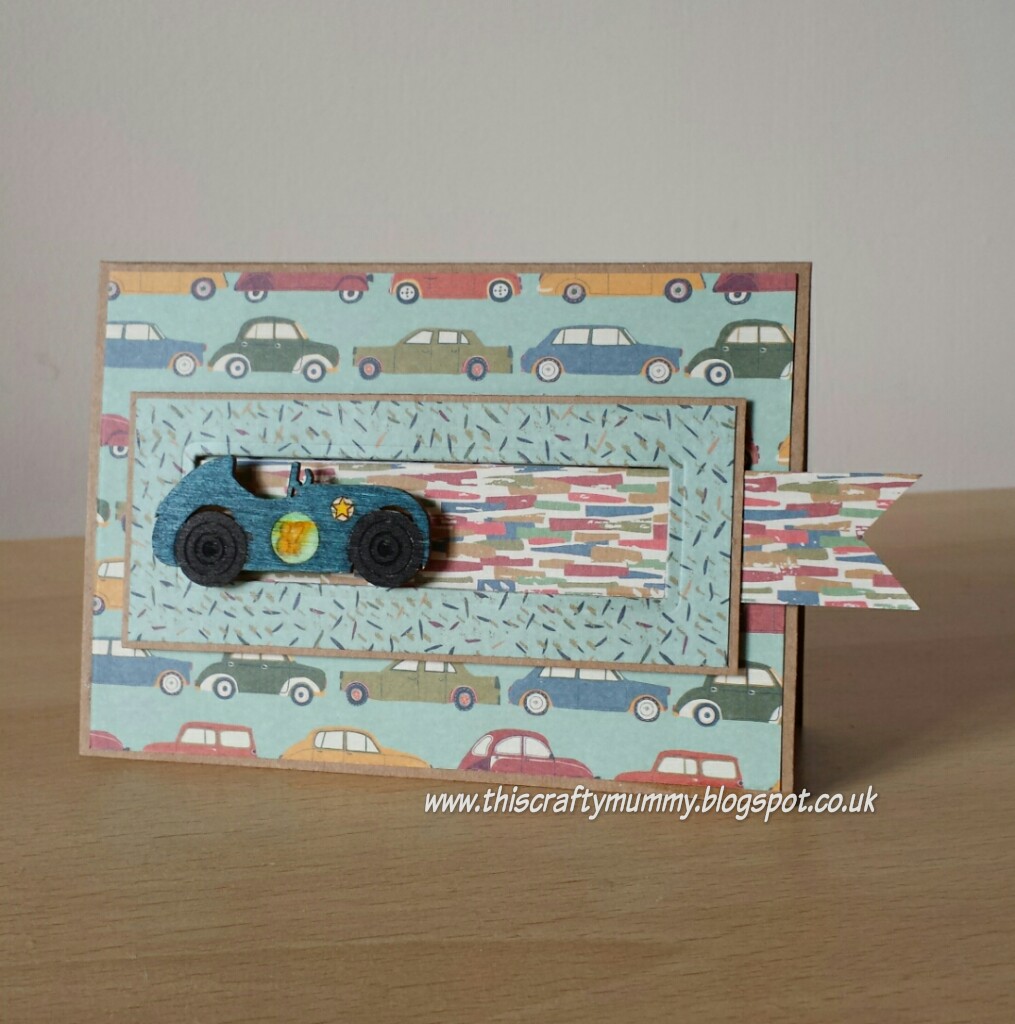 This Crafty Mummy: Racing car kinetic card