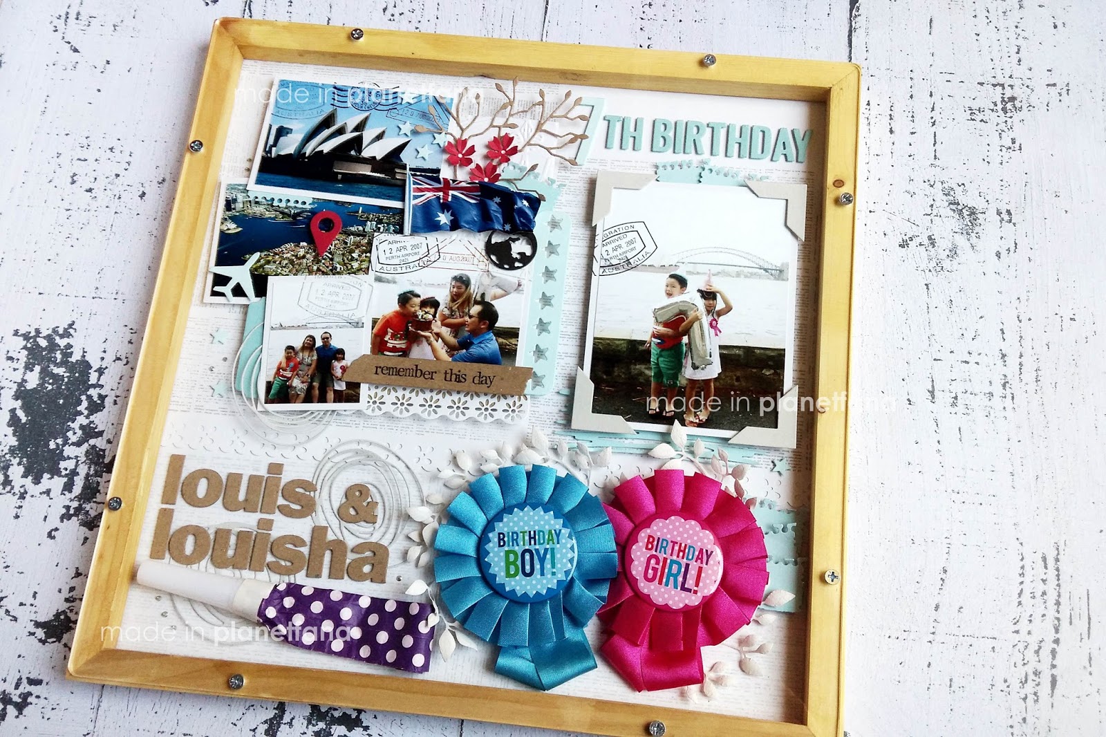 scrapbook frame #97 - made in planetfana