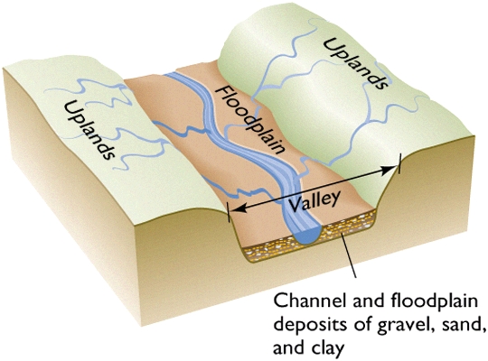 Landforms in the World: Fluvial Landform (13. FloodPlain)