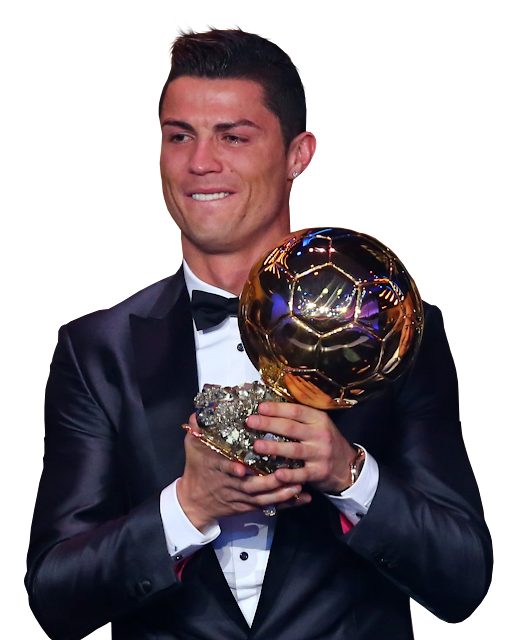RENDER DO CR7 GANHANDO A BOLA DE OURO TEMP - 2013/14