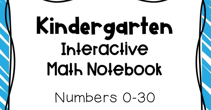 Teachin' Little Texans: Kinder & First Grade Math Notebook Printables