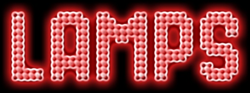 Text Effect Tutorials: Create a led lamps text effect logo