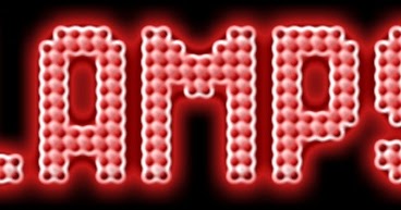 Text Effect Tutorials: Create a led lamps text effect logo