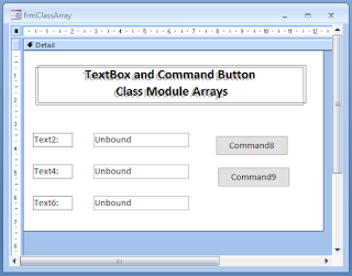 WithEvents TexBox and CommandButton Control Arrays ~ LEARN MS-ACCESS ...