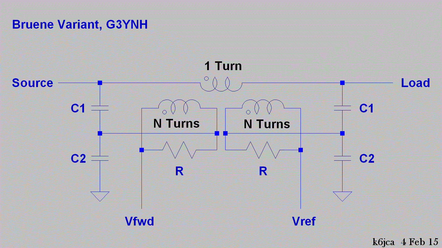 K6JCA: More Notes on Directional Couplers for HF -- the Bruene Coupler ...