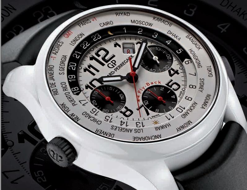 Limited to just 20 pieces: Girard Perregaux White Ceramic WW.TC Timer ...