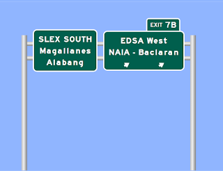 SLEX signage improvement ideas between Alabang and Buendia