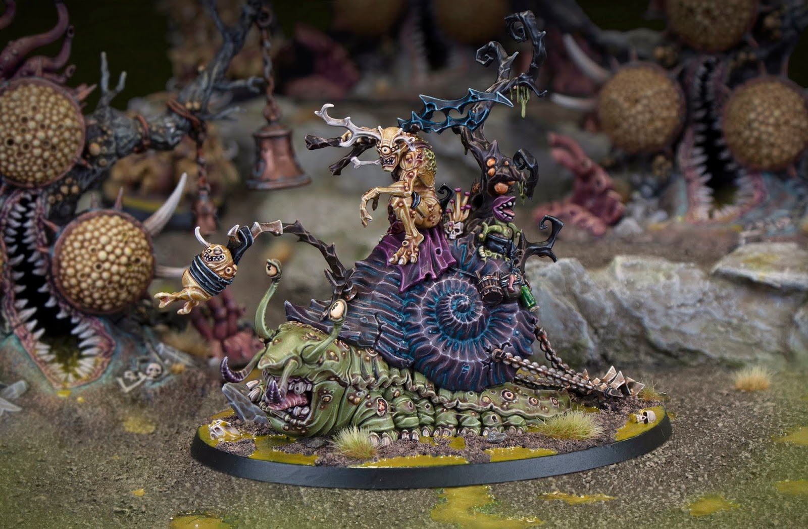 Mengel Miniatures: TUTORIAL: Nurgle Swamp Base
