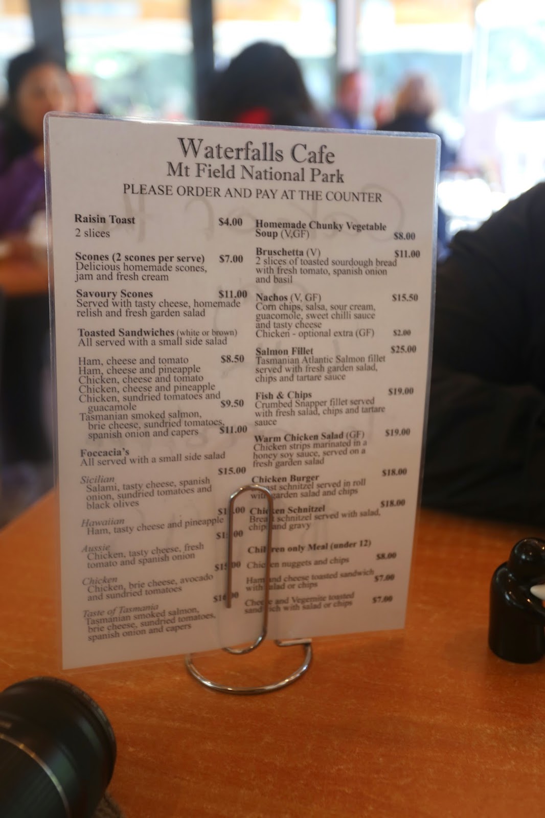 Waterfalls Café, Mt Fields National Park, TAS