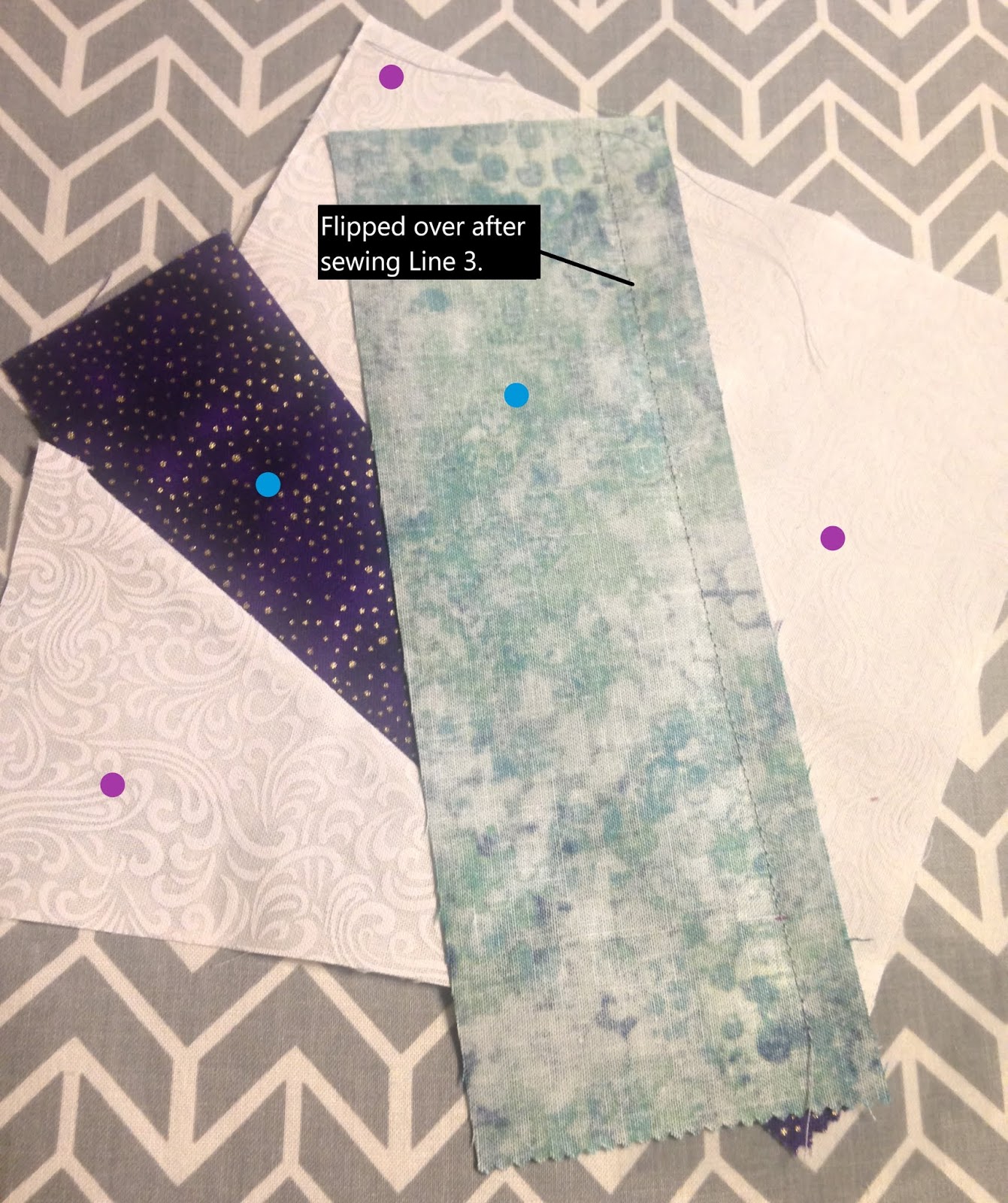 Tutorial: Paper Piecing Endless Chain Quilt Block