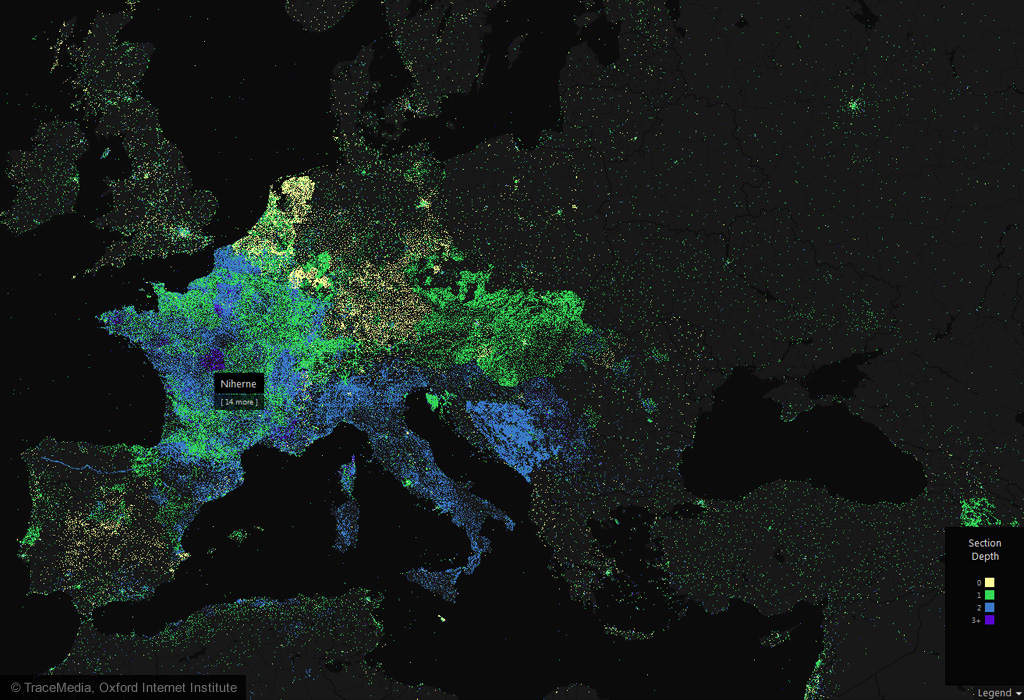 floatingsheep: A new tool to explore the geography of Wikipedia