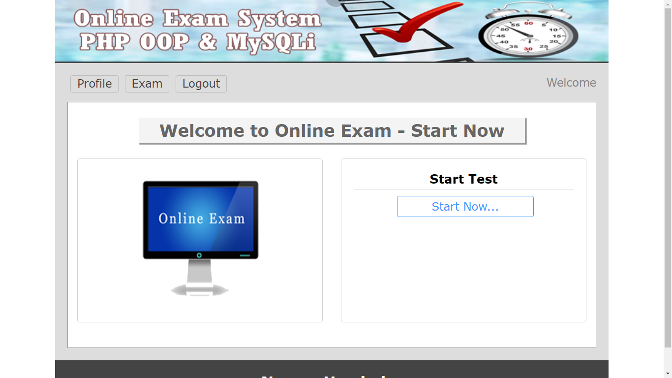 Free Source Code In Php Mysql Online Exam Management System In Php Download