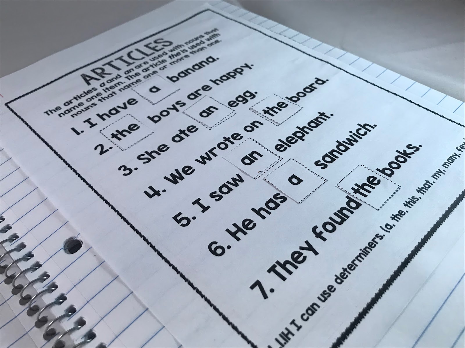 Grammar and Writing Interactive Notebook Freebie!! - Tech and Teachability