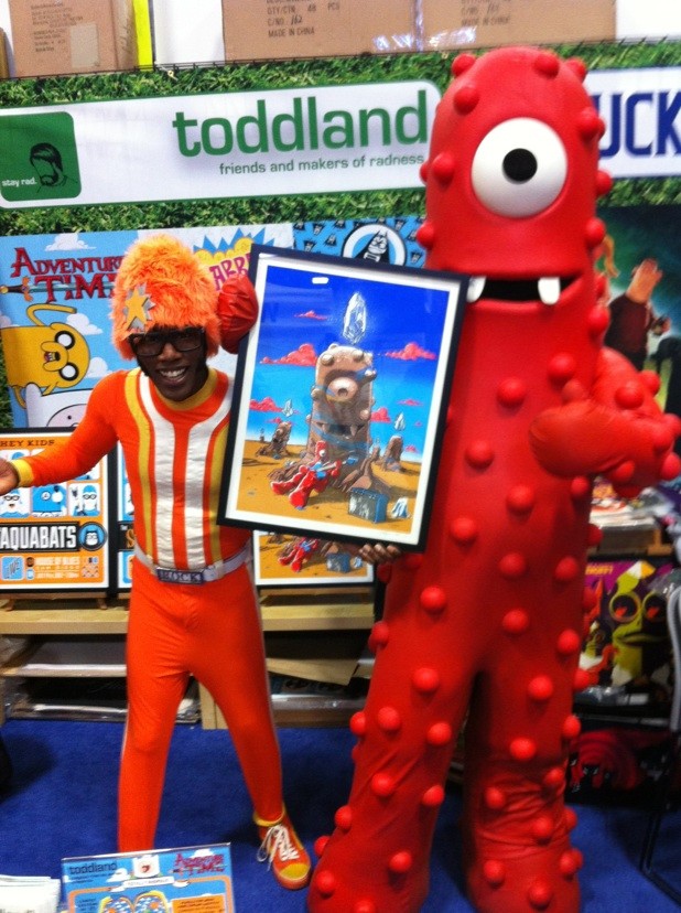 INSIDE THE ROCK POSTER FRAME BLOG: Tim Doyle's Yo Gabba Gabba-MUNO and ...