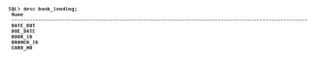 VTU CSE LABS: DBMS 1 - LIBRARY DATABASE