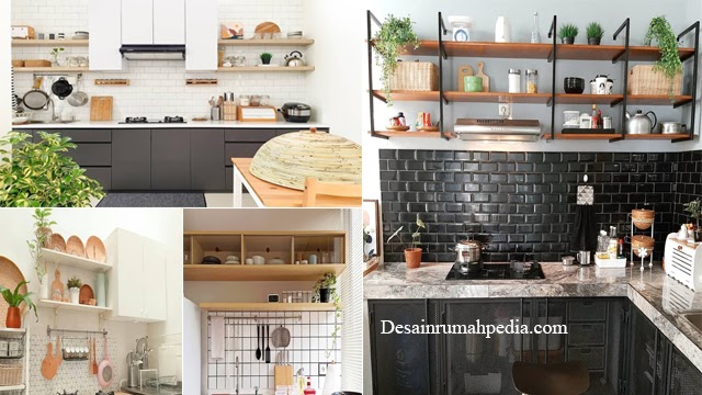 6 Ide Model Rak Dapur Minimalis Biar Dapur Makin Rapi ...