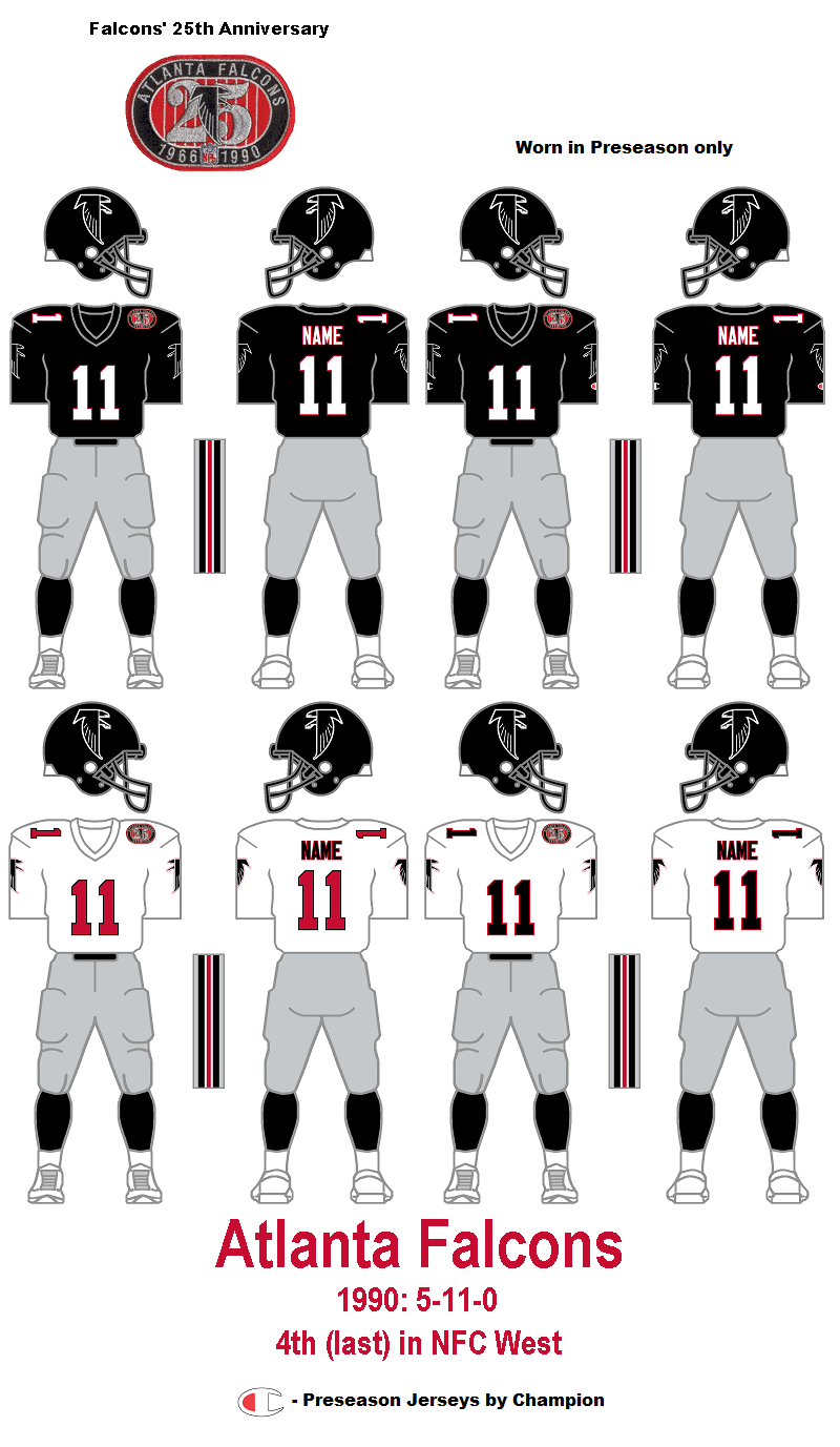 Bill's Update Blog: 1990-92 Atlanta Falcons