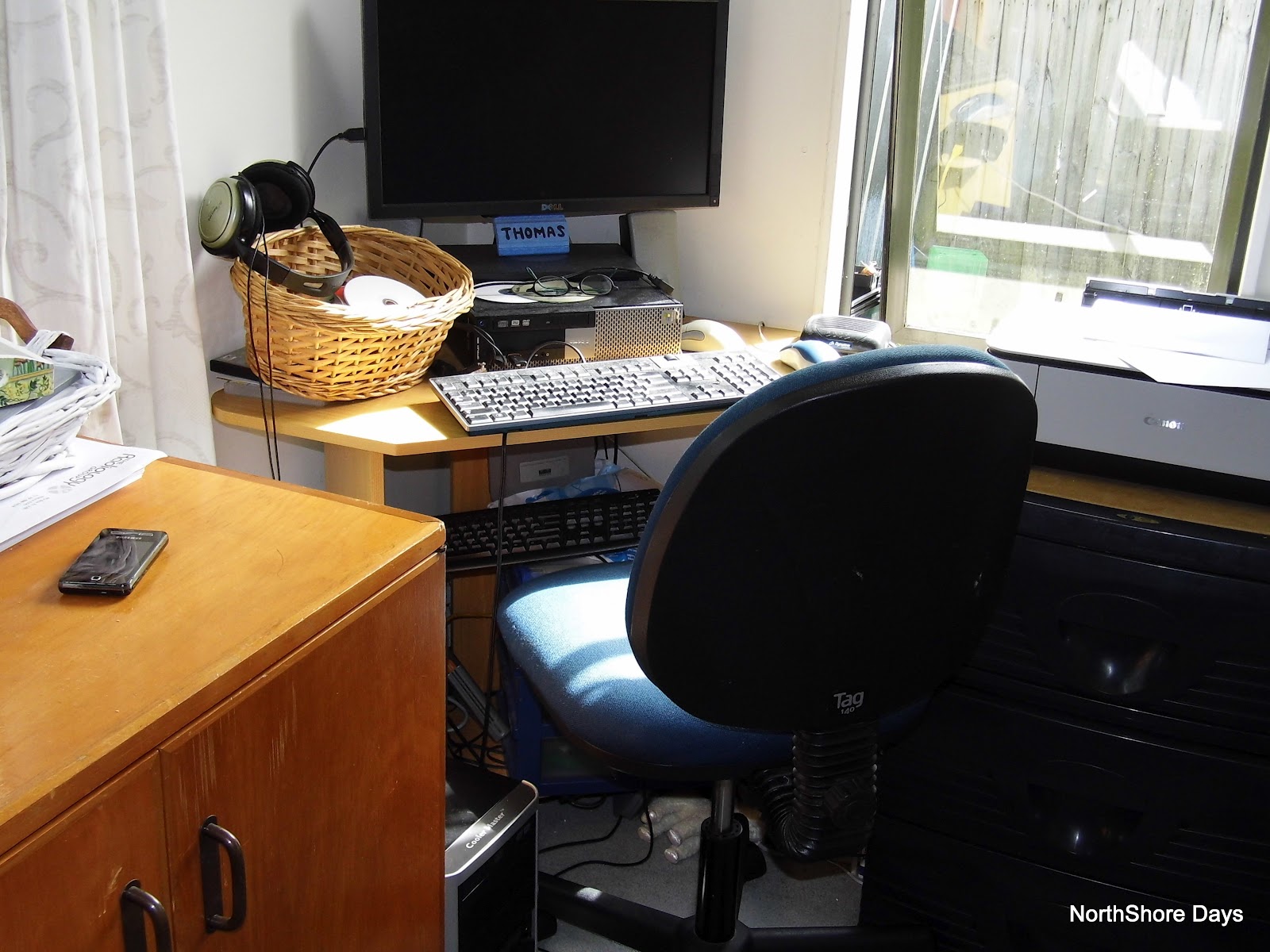 NorthShore Days.....: Computer Desk Makeover