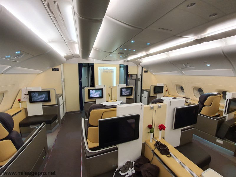 LH773 BKK-FRA (Bangkok-Frankfurt by A380) First Class - Mileage Pro